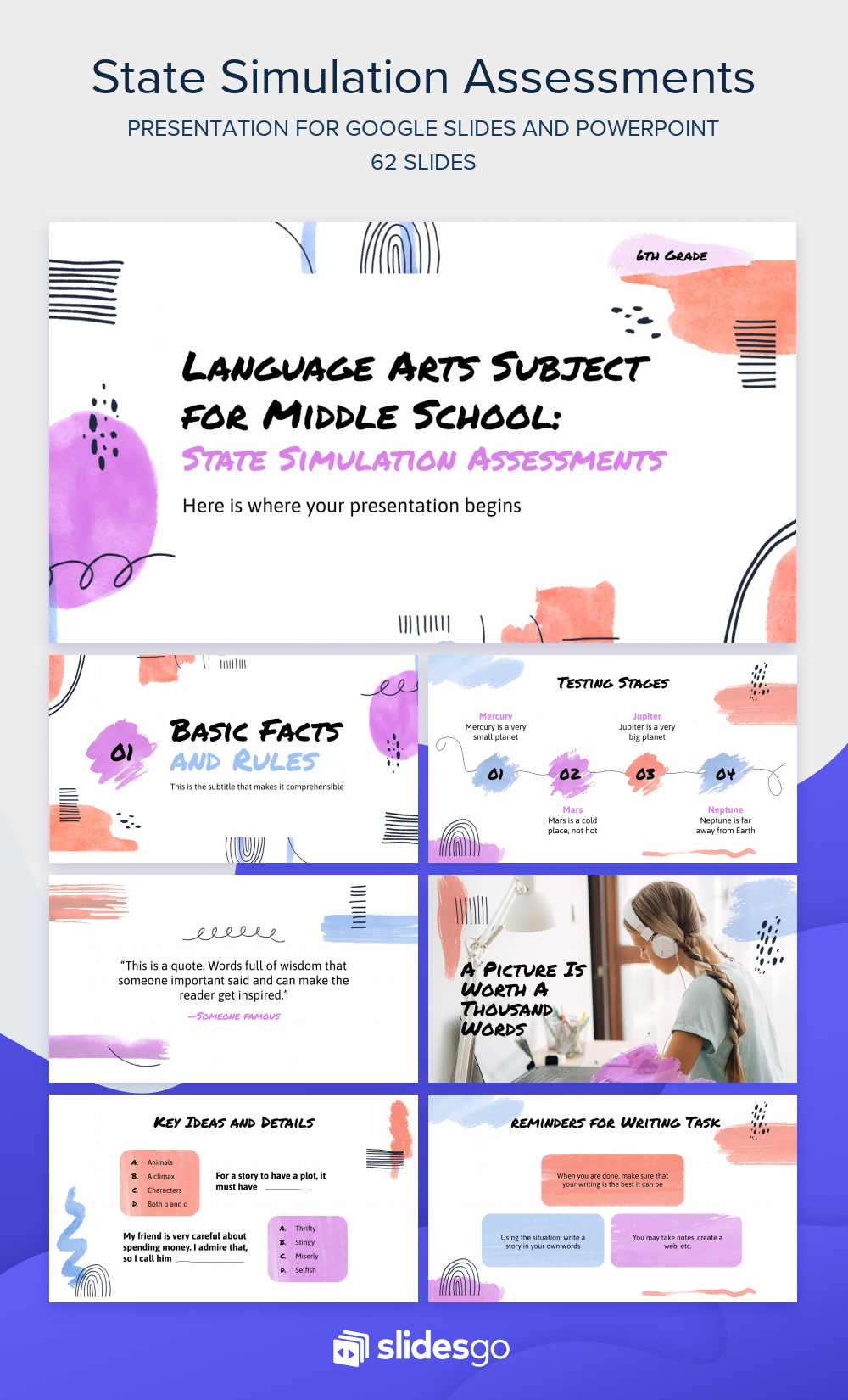 Simulation Assessments for 6th Grade | Google Slides & PPT