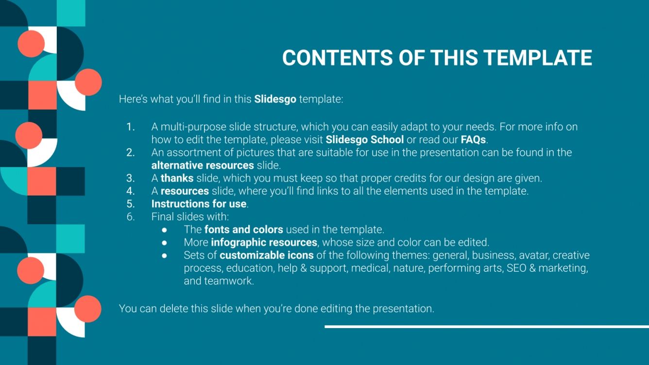 Geometric Pattern Google Slides and PowerPoint presentation
