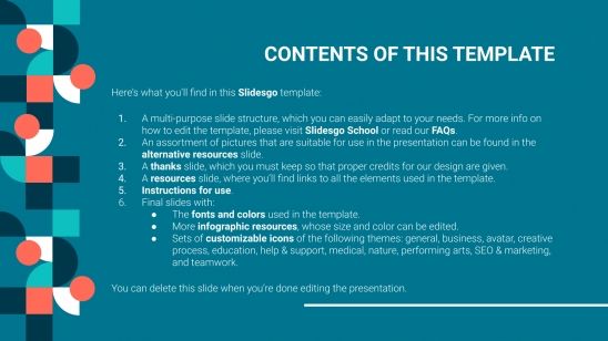 Geometric Pattern Google Slides and PowerPoint presentation