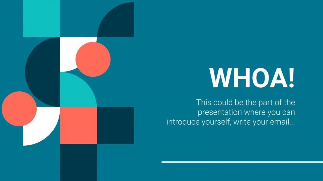 Geometric Pattern Google Slides and PowerPoint presentation