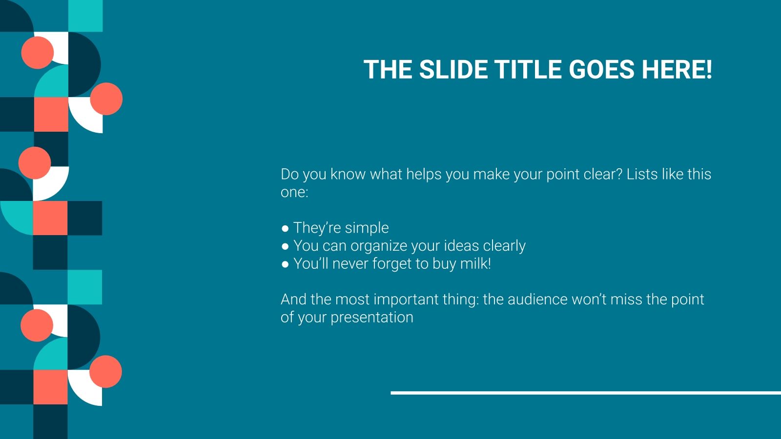 Geometric Pattern Google Slides and PowerPoint presentation