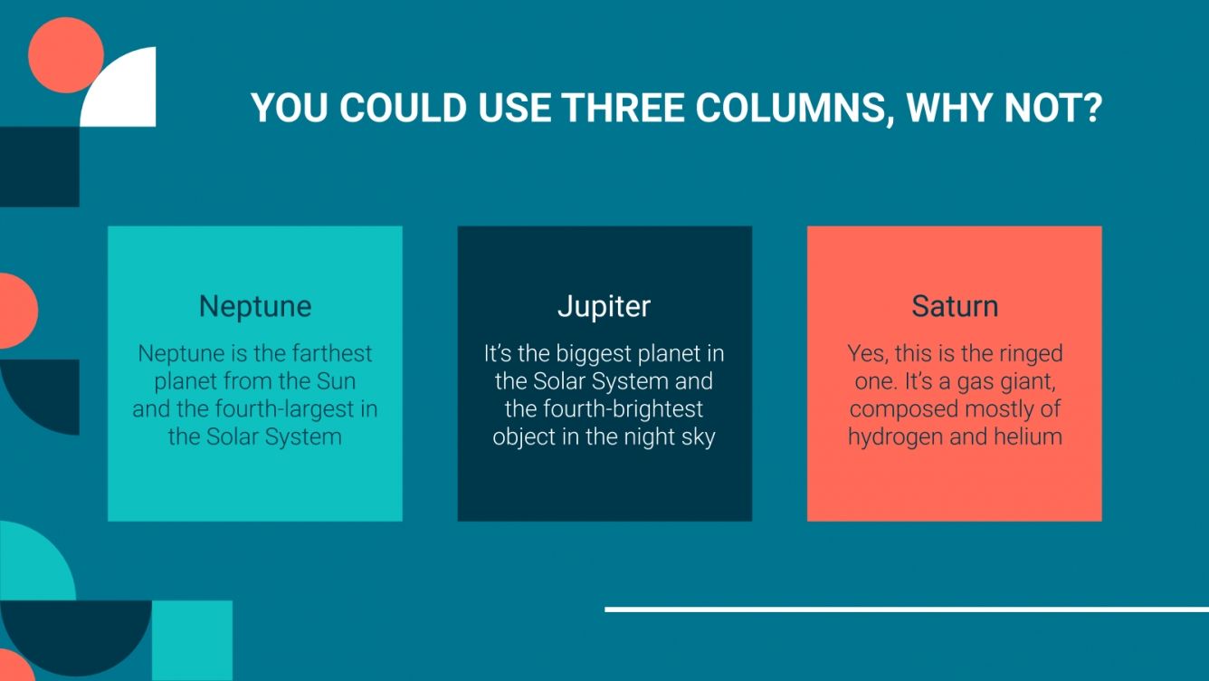 Geometric Pattern Google Slides and PowerPoint presentation