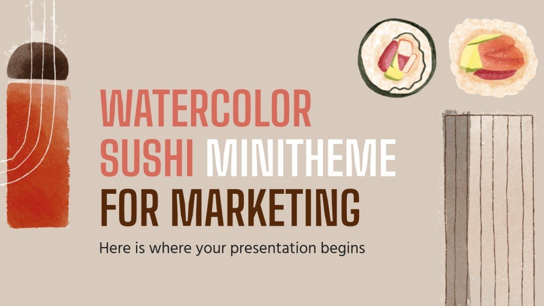 Free Sushi Google Slides themes and PowerPoint templates