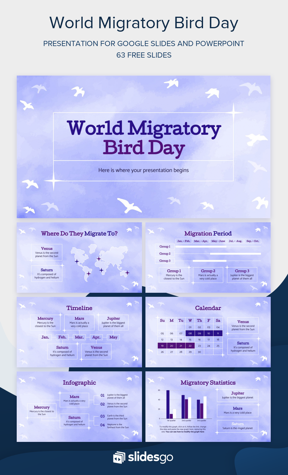 World Migratory Bird Day | Google Slides & PowerPoint