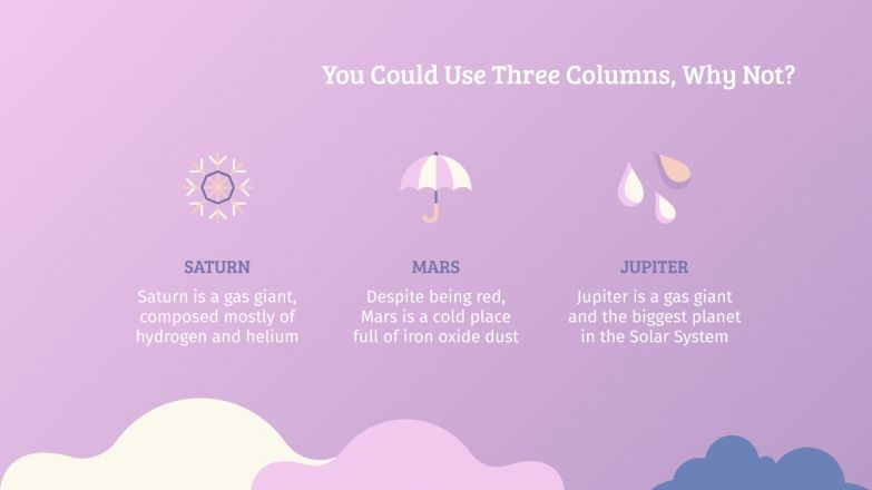 Sky Clouds Google Slides theme and PowerPoint presentation