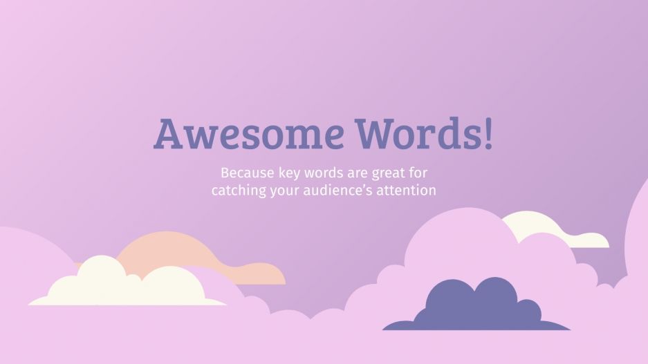 Sky Clouds Google Slides theme and PowerPoint presentation