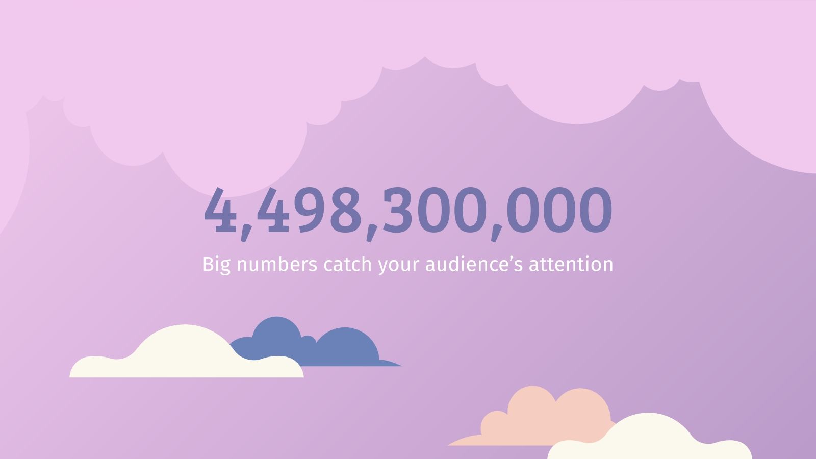 Sky Clouds Google Slides theme and PowerPoint presentation