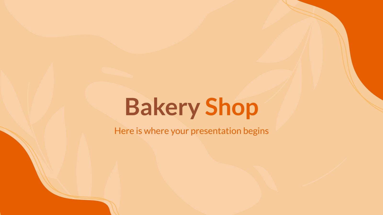 Bakery Shop Google Slides theme and PowerPoint presentation