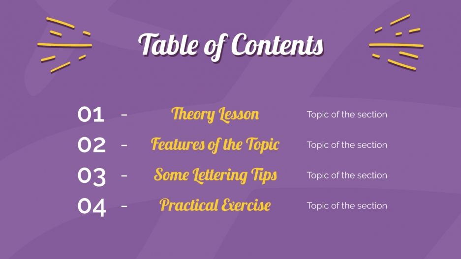 Lettering Workshop Google Slides and PowerPoint presentation