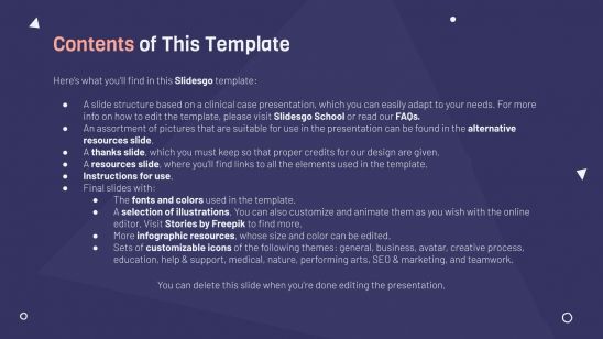 Digestive Clinical Case Google Slides and PowerPoint template