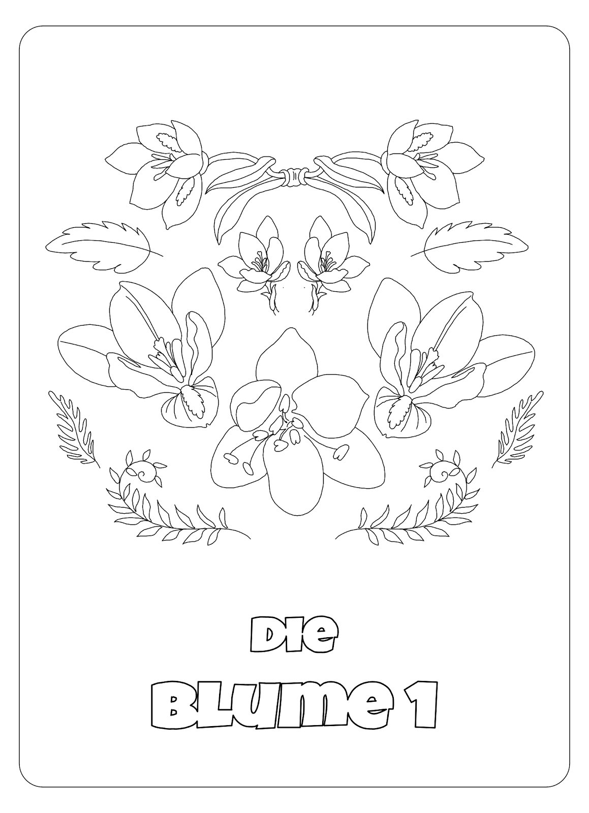 Coloring Pages for German Vocabulary | Google Slides & PPT