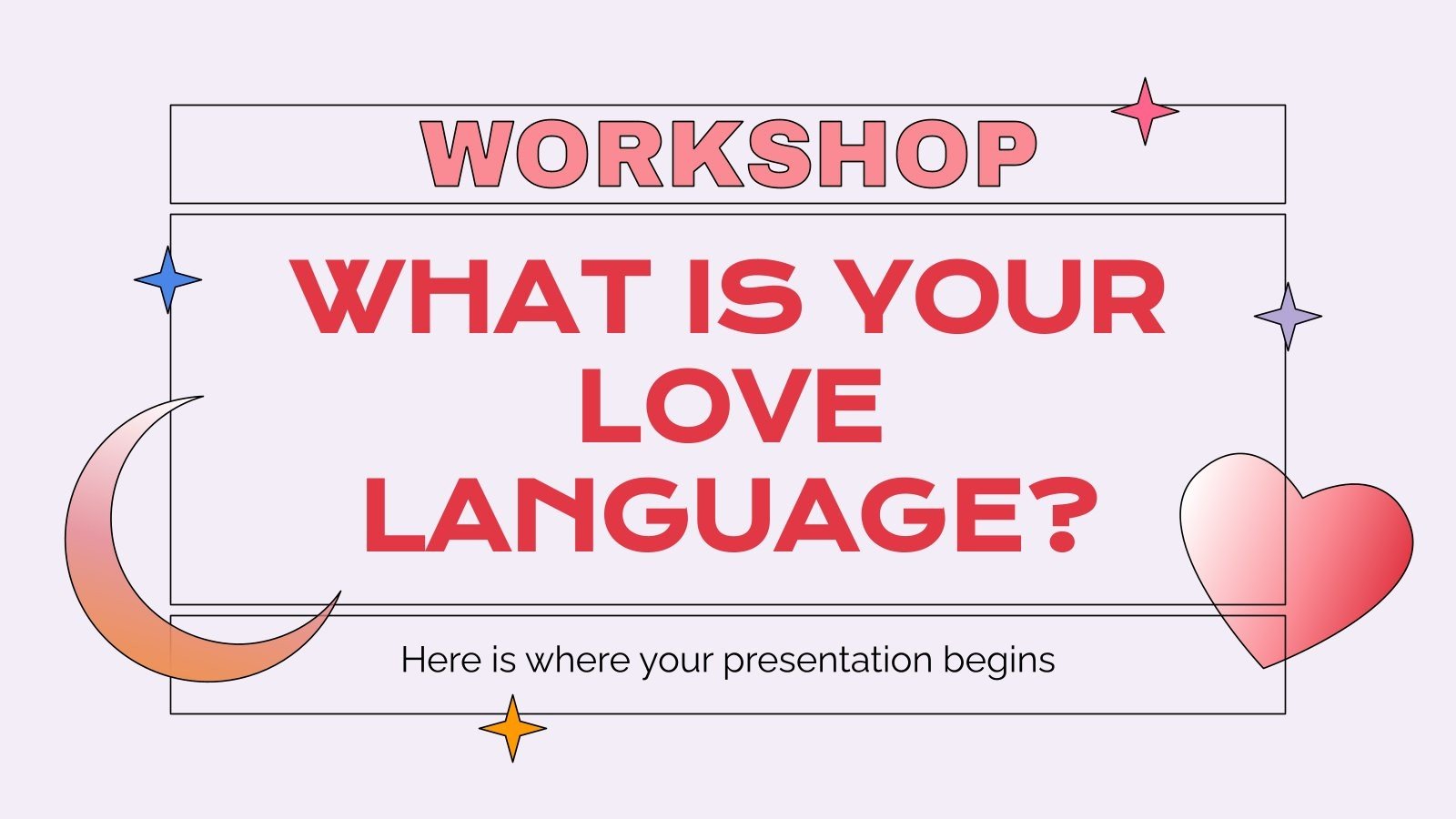 Modelos grátis de Amor para Google Slides e PowerPoint