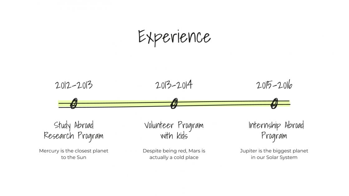 High School Resume Google Slides Theme & PPT Template