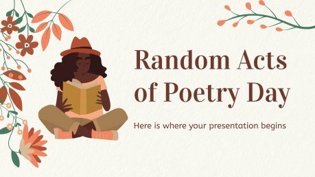 Plantillas gratis para Google Slides y PPT sobre poesía