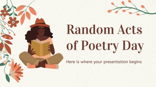 Plantillas gratis para Google Slides y PPT sobre poesía