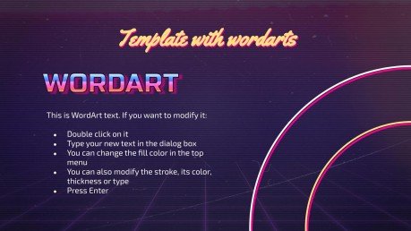 Retro Beach & Palms Newsletter | Google Slides & PowerPoint