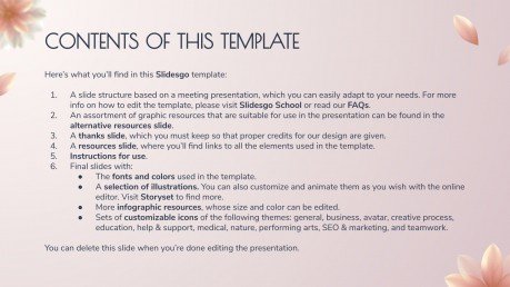 Lotus Flower Business Meeting | Google Slides & PowerPoint