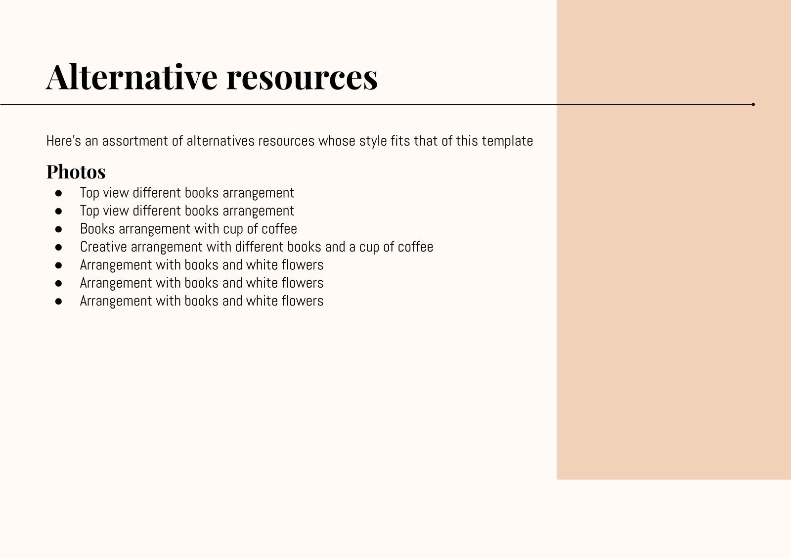 Formal and Minimalist Thesis Brochure | Google Slides & PPT