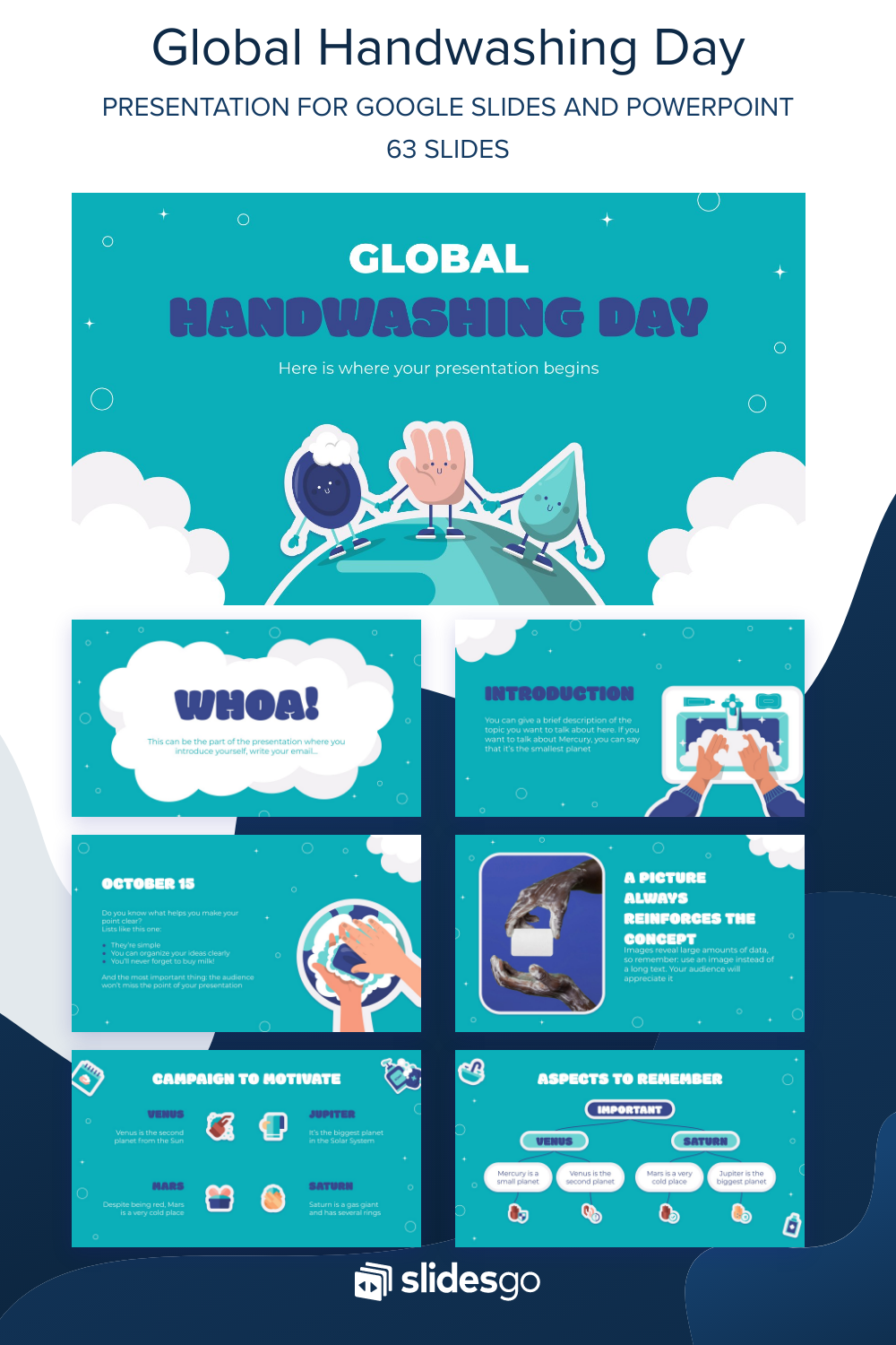 Global Handwashing Day | Google Slides & PowerPoint template