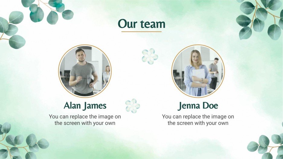 Elegant Eucalyptus Leaves for Marketing | Google Slides & PPT