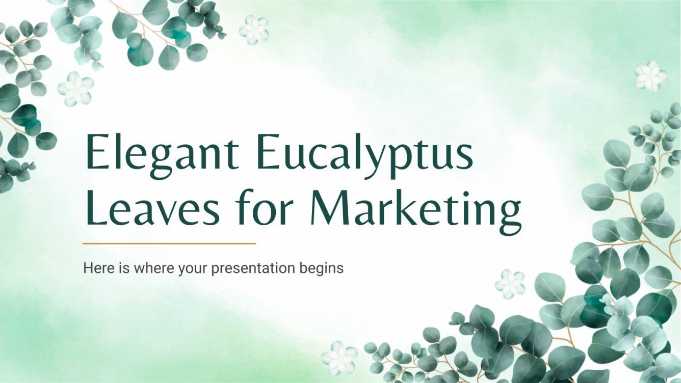 Free Google Slides and PowerPoint Templates with leaves