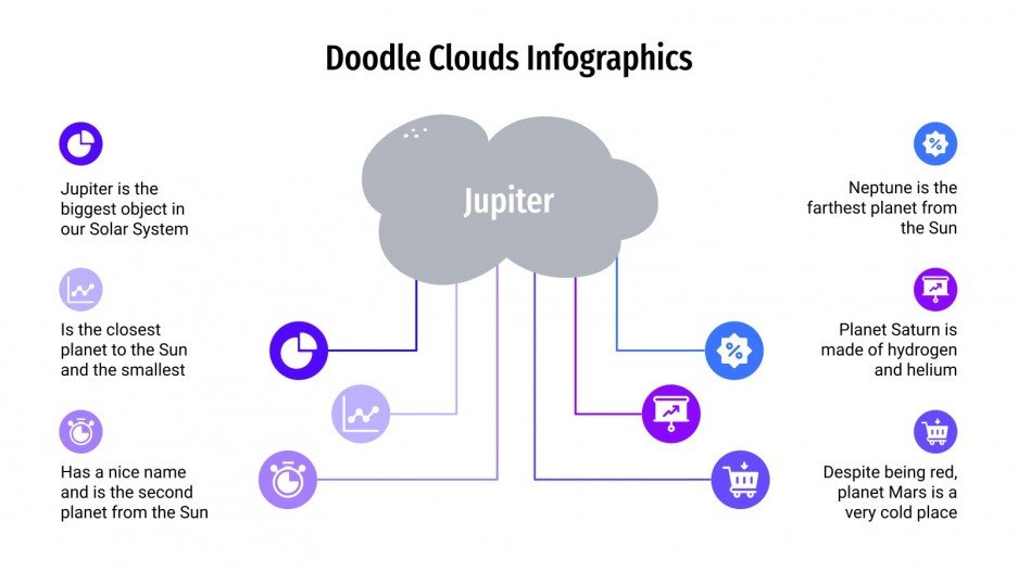Doodle Clouds Infographics | Google Slides & PPT theme