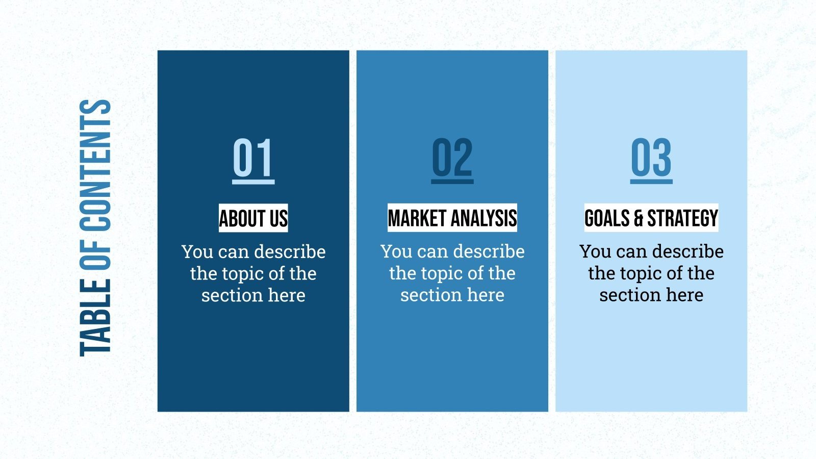 Campaña de marketing azul formal | Google Slides y PPT