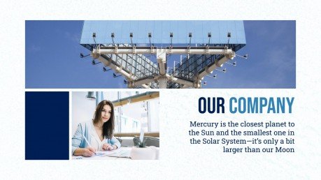 Campaña de marketing azul formal | Google Slides y PPT