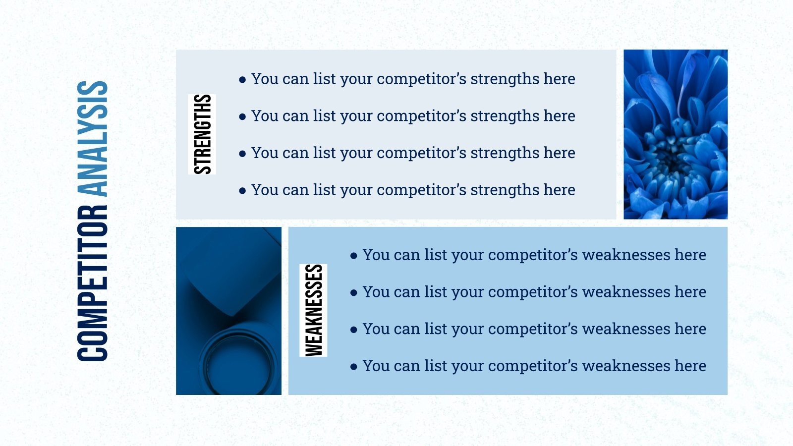 Campaña de marketing azul formal | Google Slides y PPT