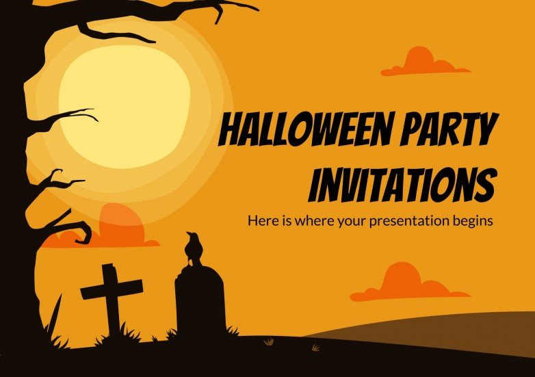Halloween Party Invitations | Google Slides & PowerPoint