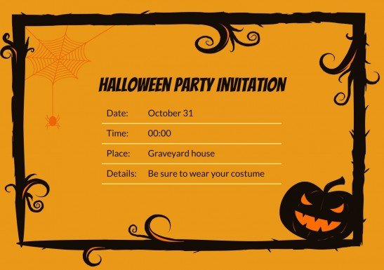 Halloween Party Invitations | Google Slides & PowerPoint