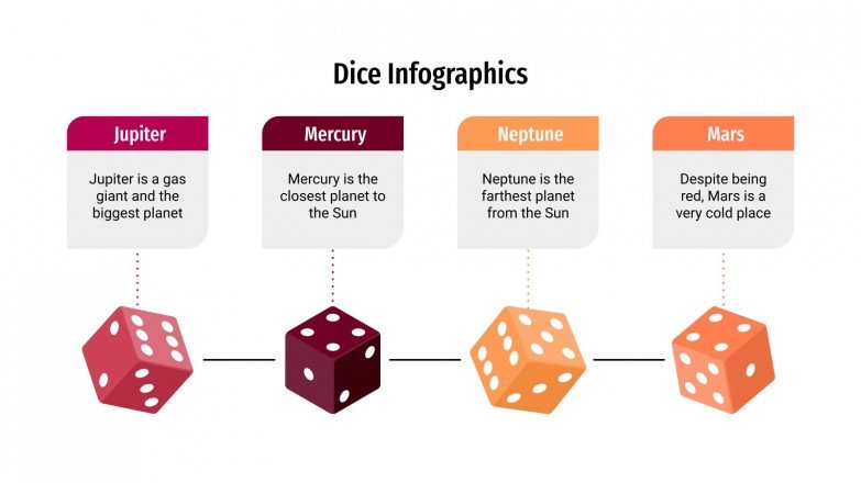 Free Dice Infographics for Google Slides & PowerPoint template