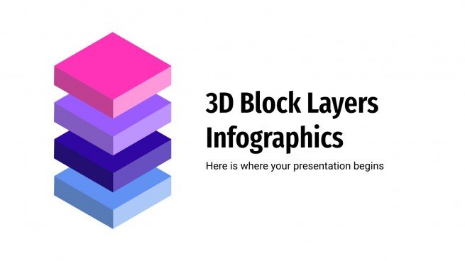 Modelos grátis com elementos 3D para Google Slides e PPT