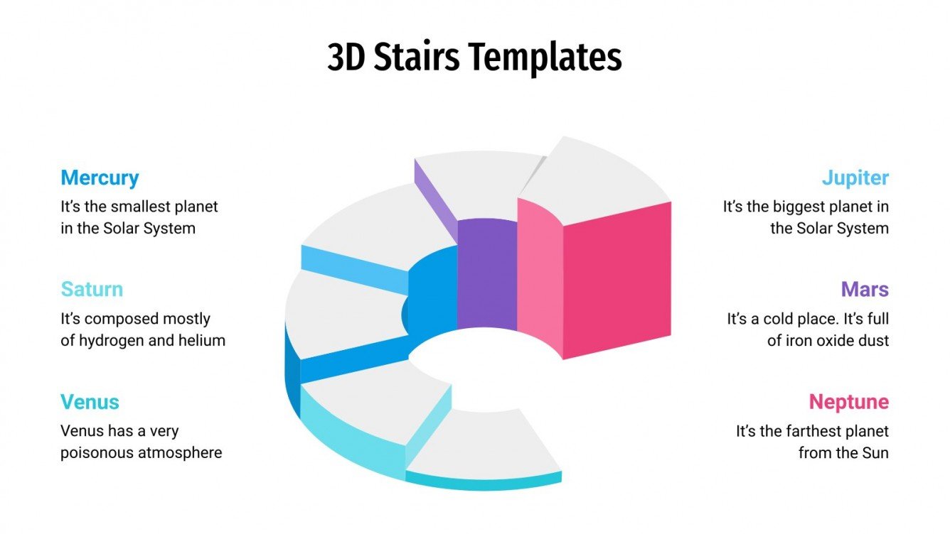 3D Stairs Template for Google Slides & PowerPoint