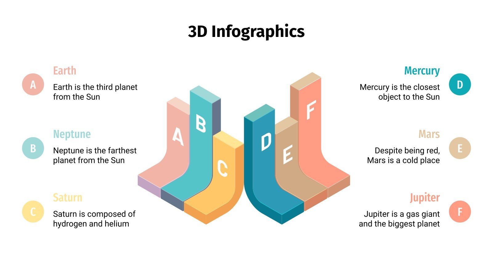 Free 3D Infographics for Google Slides and PowerPoint