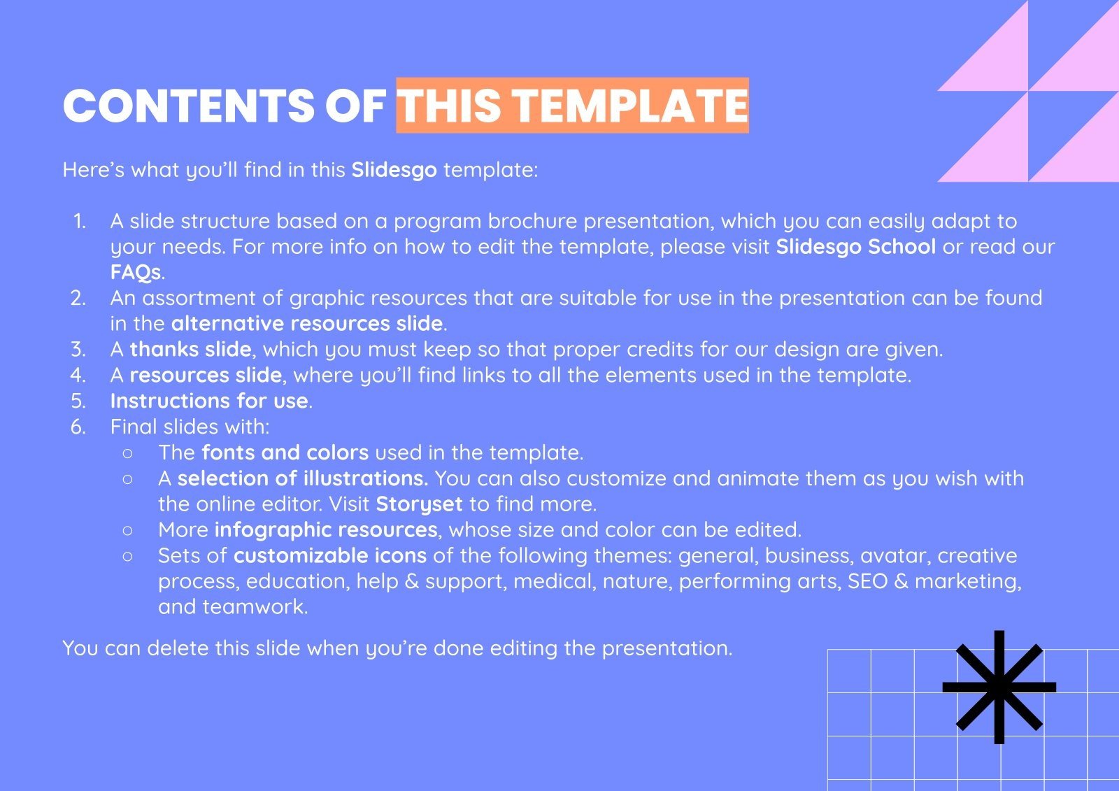 Cool & Simple Thesis Defense Brochure | Google Slides & PPT