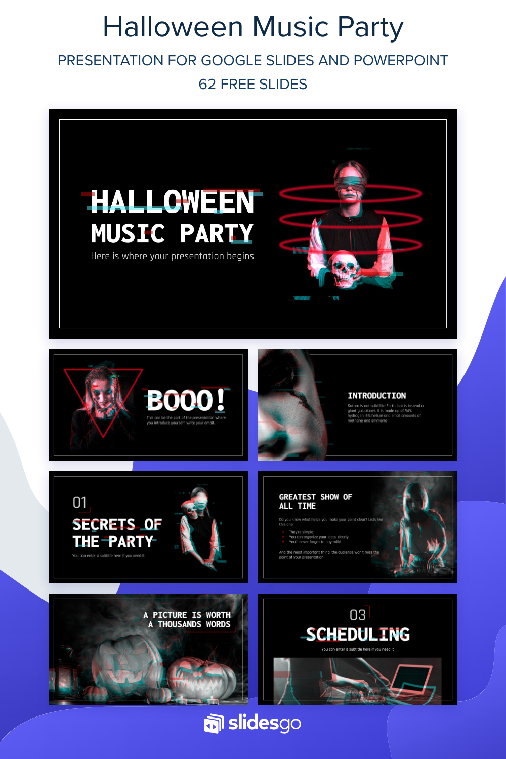 Halloween Music Party | Google Slides & PowerPoint