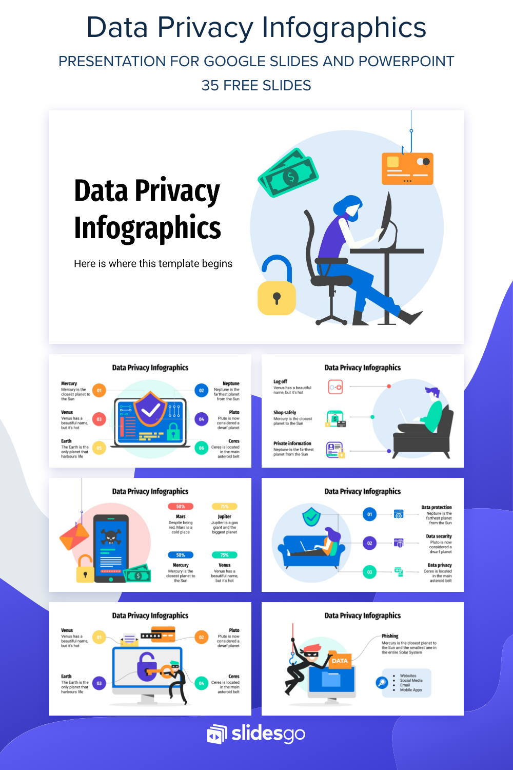 Data Privacy Infographics | Google Slides & PPT Template