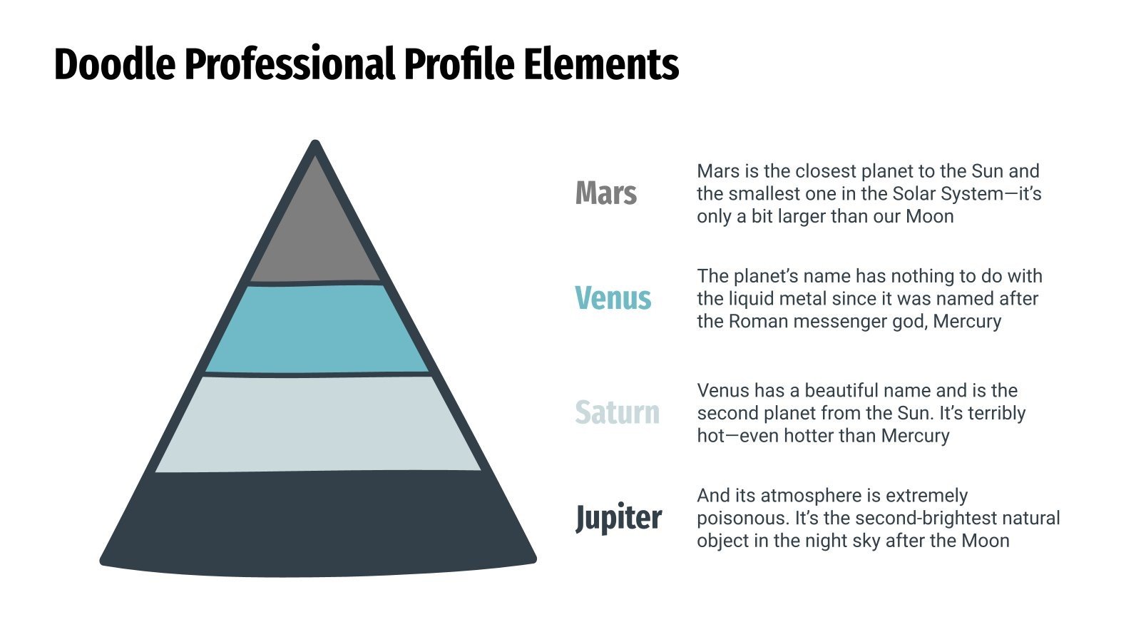 Doodle Professional Profile Elements | Google Slides and PPT