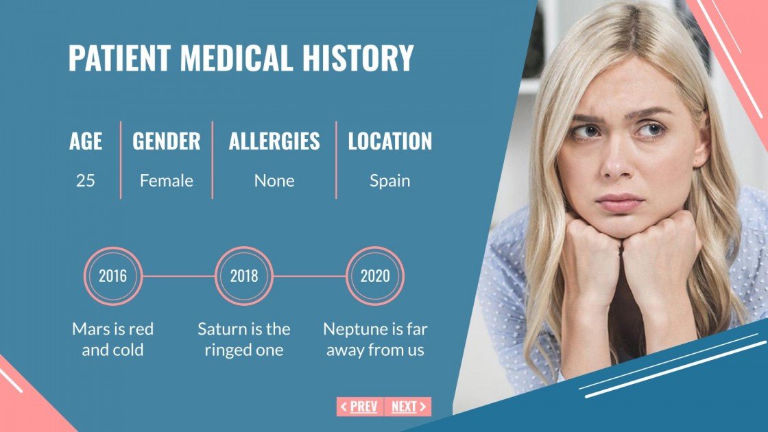 Mental Health Clinical Case Google Slides & PowerPoint template