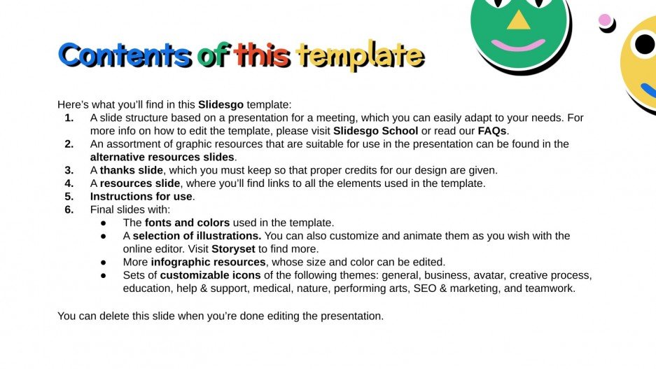 Nice Faces Meeting | Google Slides & PowerPoint template