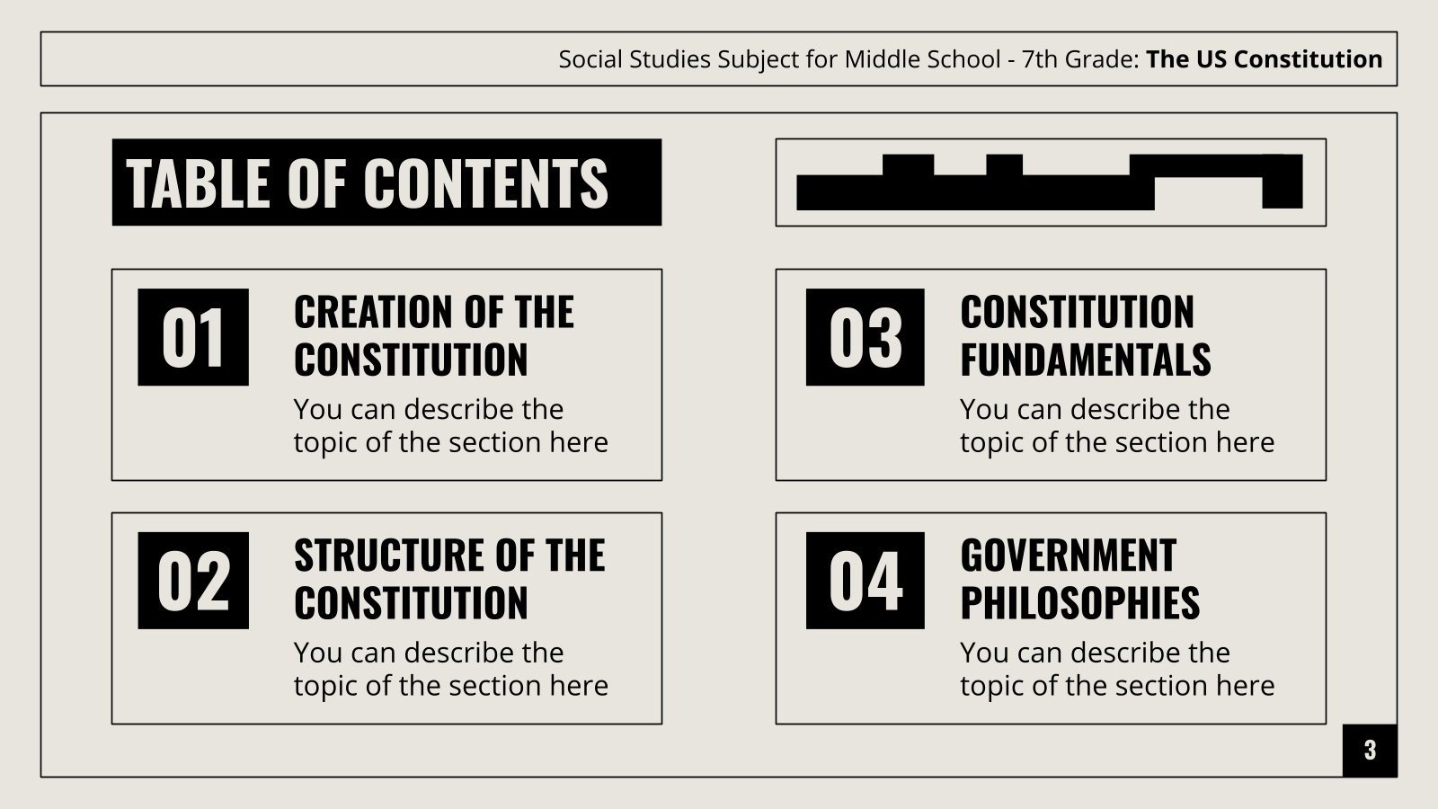 Social Studies: The US Constitution | Google Slides & PPT