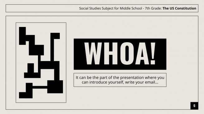 Social Studies: The US Constitution | Google Slides & PPT