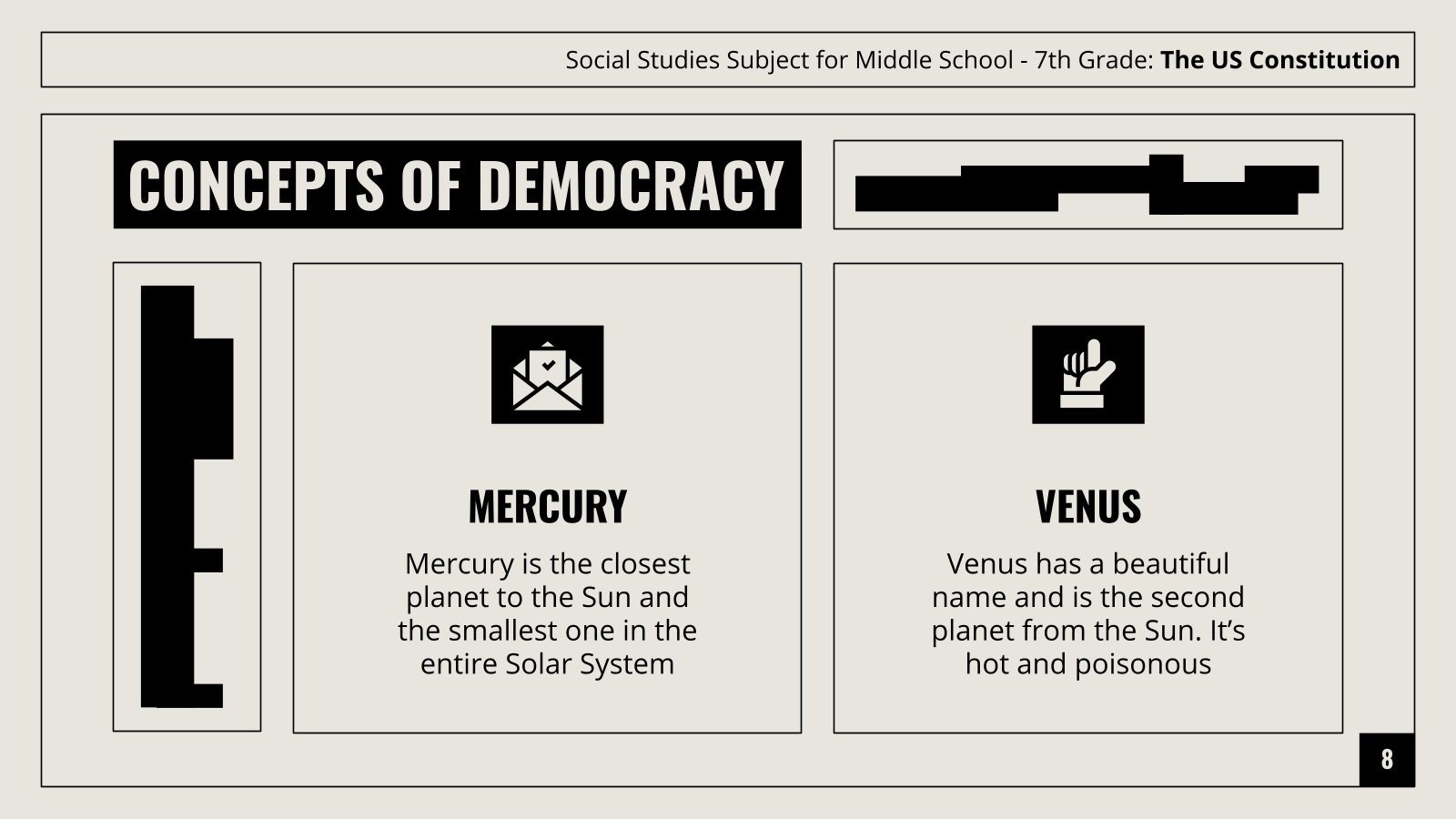 Social Studies: The US Constitution | Google Slides & PPT