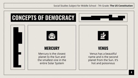 Social Studies: The US Constitution | Google Slides & PPT