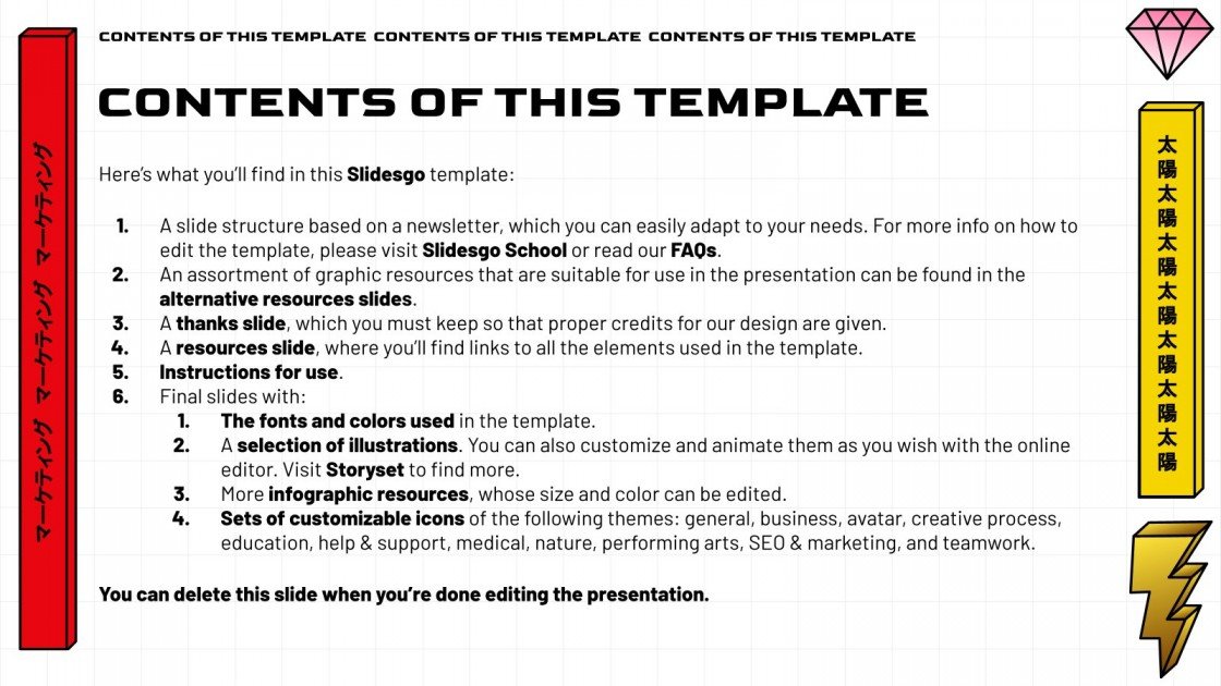 Full Energy Newsletter | Google Slides & PowerPoint template