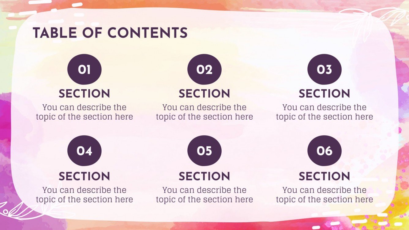 Pastel Watercolor Portfolio | Google Slides & PowerPoint