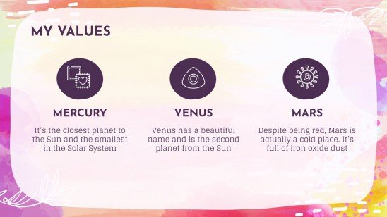 Pastel Watercolor Portfolio | Google Slides & PowerPoint