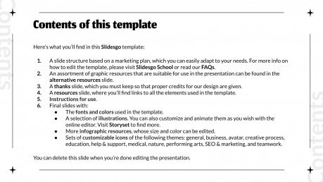 Cool Marketing Plan Portfolio | Google Slides & PowerPoint