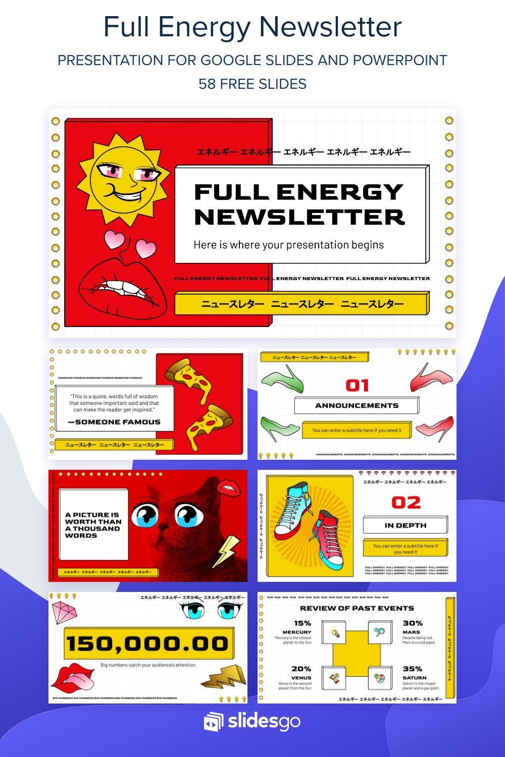 Full Energy Newsletter | Google Slides & PowerPoint template